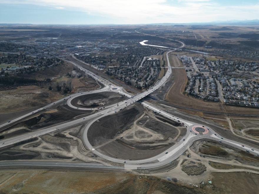 Highway 1A/22 Interchange | Town of Cochrane